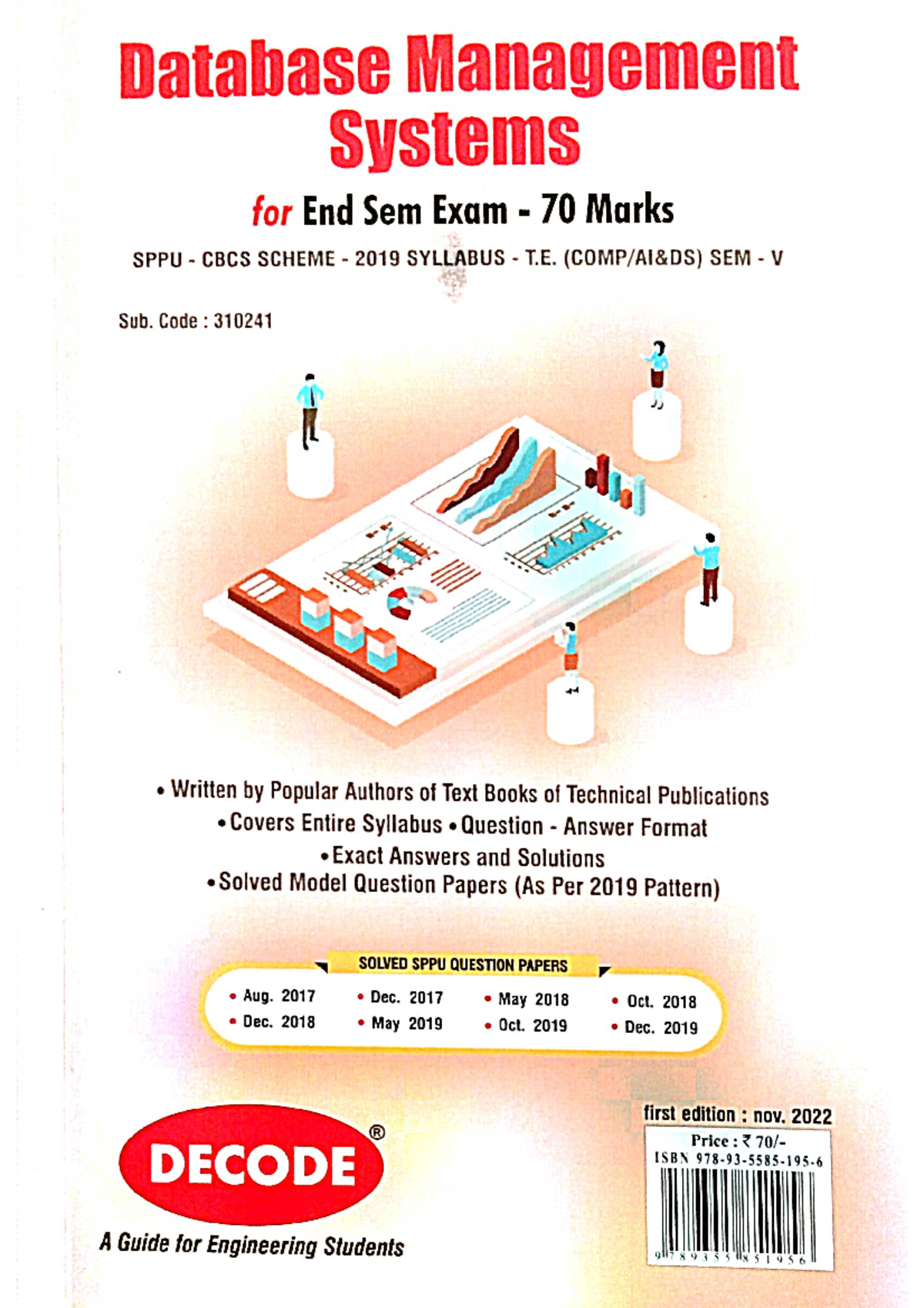 DBMS Decode - Database Management Systems for End Sem Exam 70 Marks ...