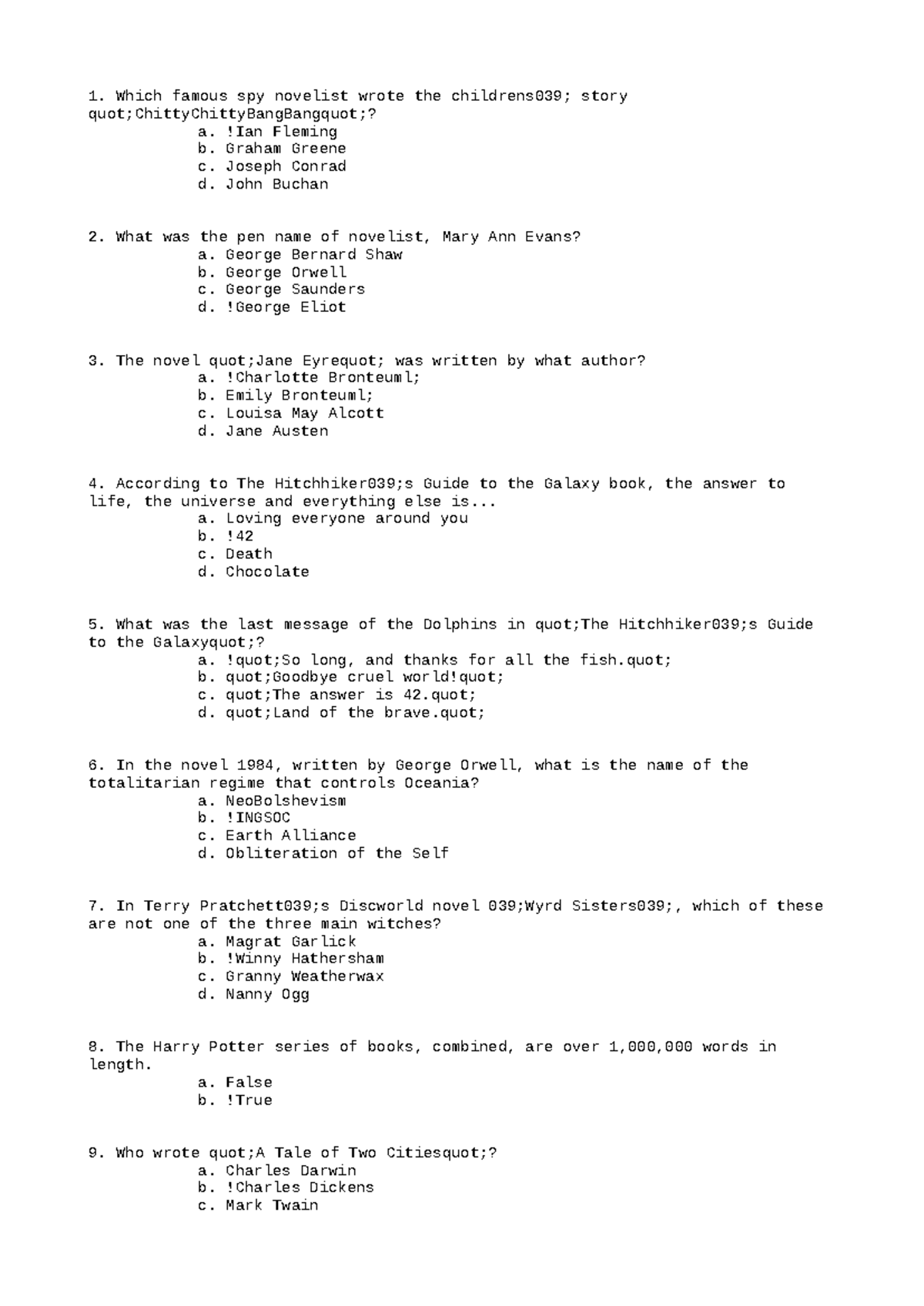 FILM291 Interview Spring 2021 2 - Which famous spy novelist wrote the ...