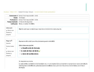 Cuestionario. Actividad formativa 2. Virreinato - Mi campus / Módulo 9 G21 / Semana 1 5 de abril ...