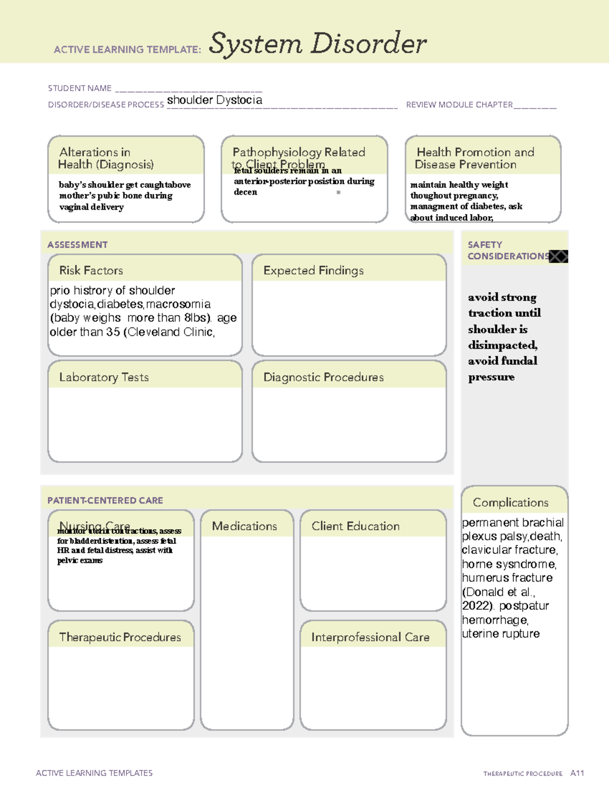 Active Learning Template sys Dis - ACTIVE LEARNING TEMPLATES ...