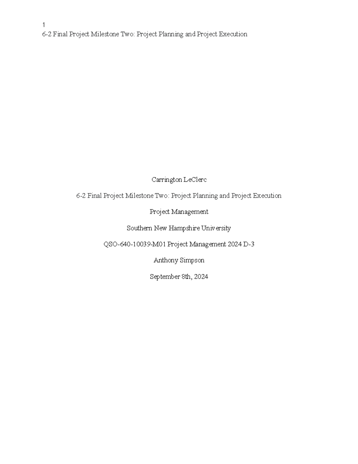 6-2 Assignment - homework - 6-2 Final Project Milestone Two: Project ...