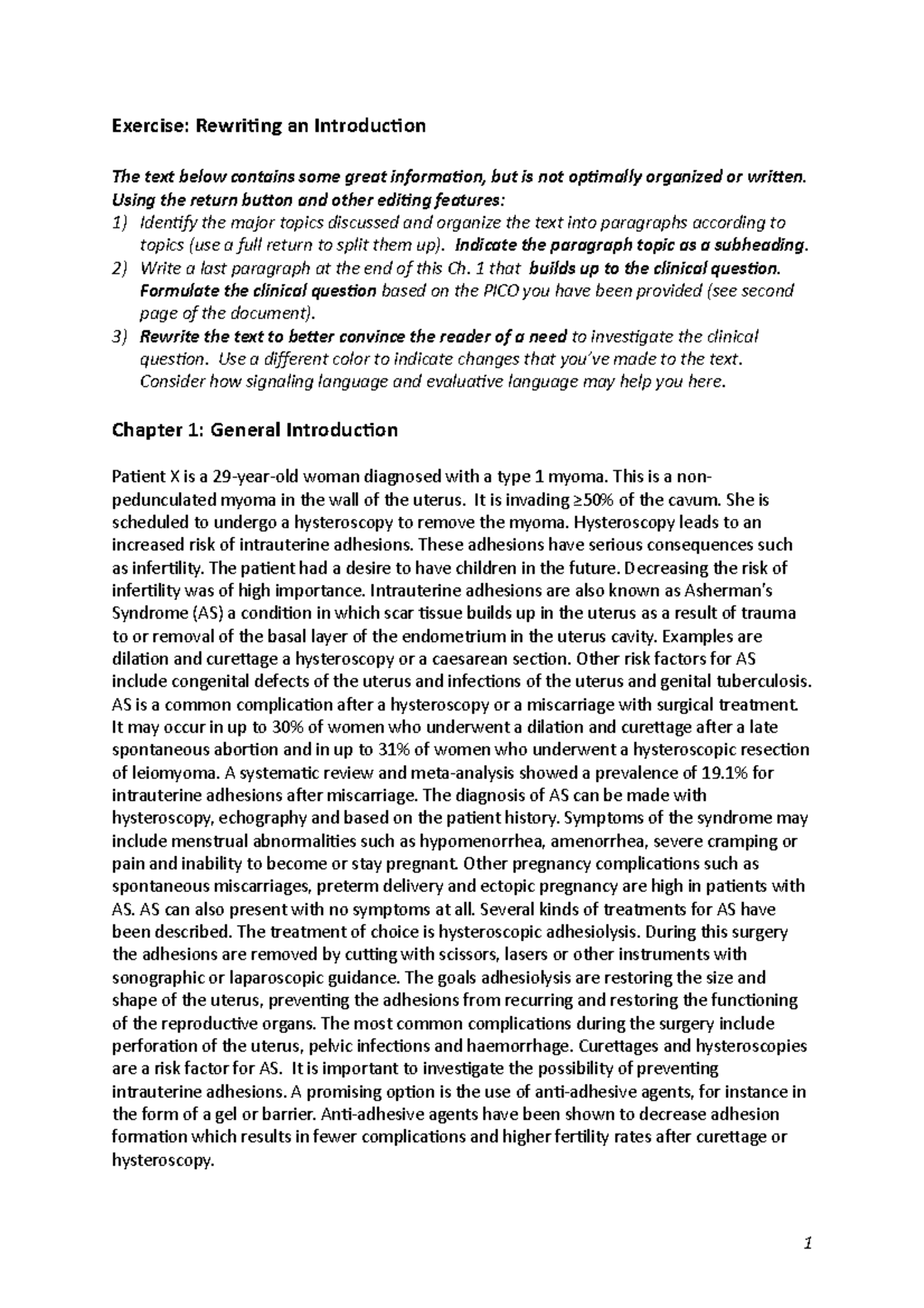 Student text handout - AWV jaar 3 CAT werkgroep Communication in ...