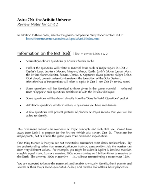 Astro-7N Test-1 Sample Qs key - Astro 7N — Sample Questions for Test 1 ...