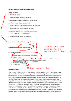 [MGT646] Group 1 Group Assignment [ Research Paper] - Copy - FACULTY OF ...