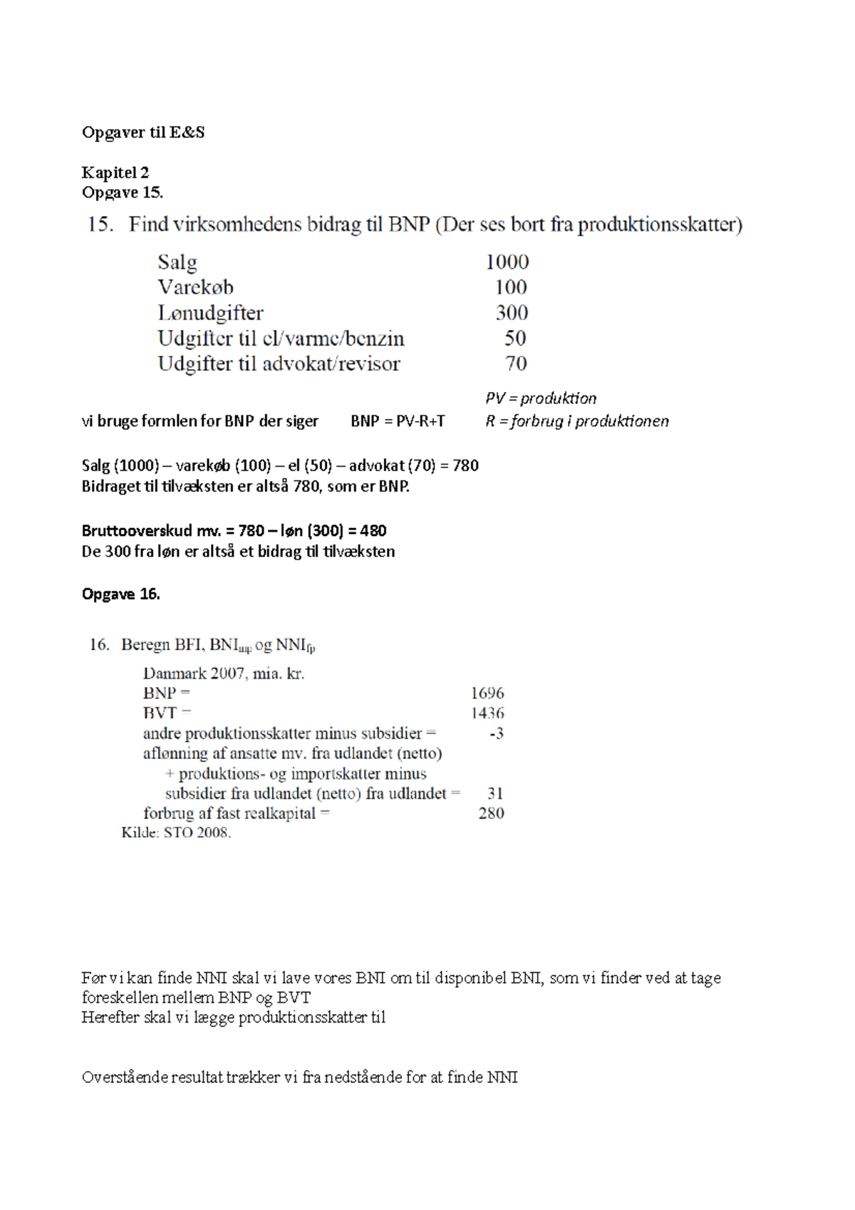 Opgaver Erhvervsøkonomi - CBS - Studocu
