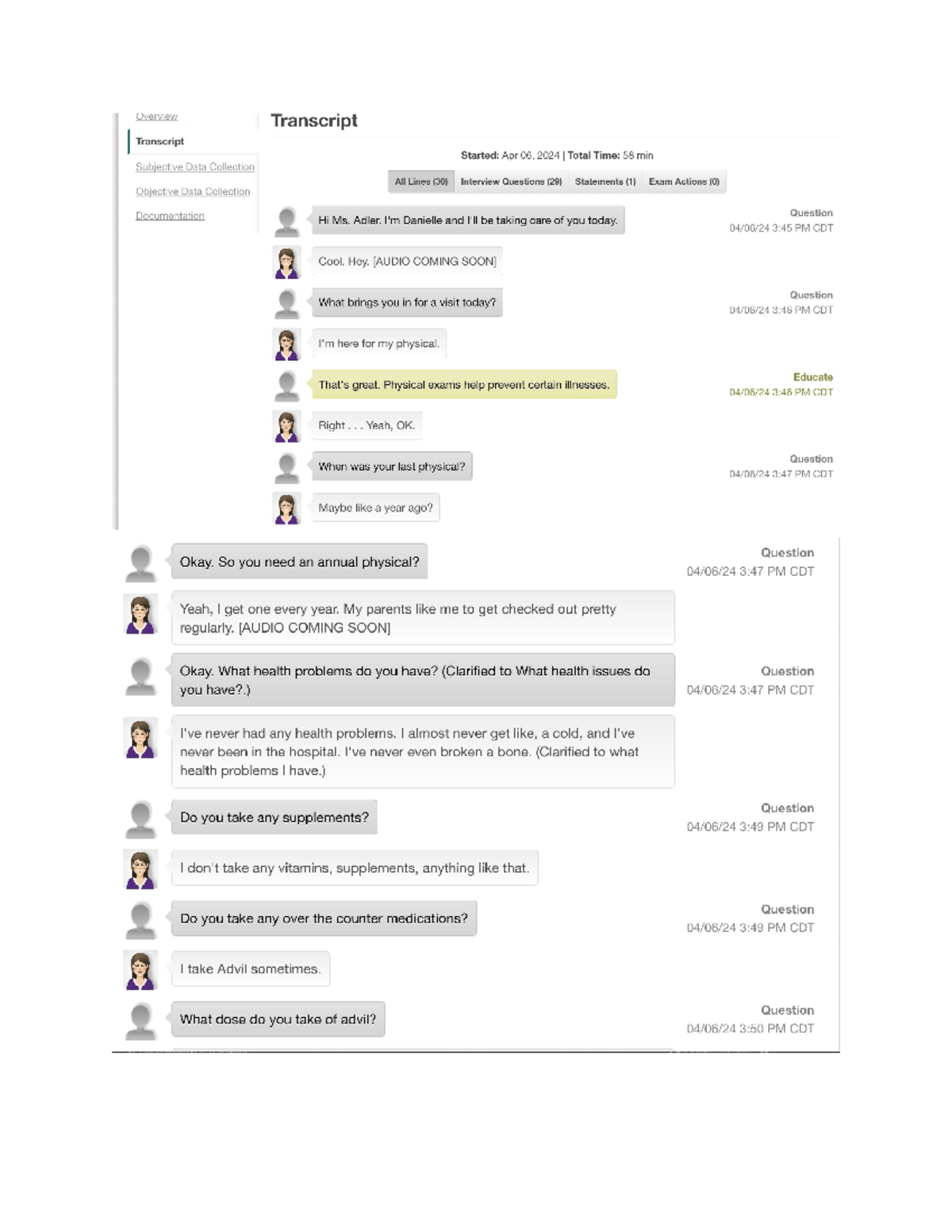 SH Conversation - NSG 474 - Studocu