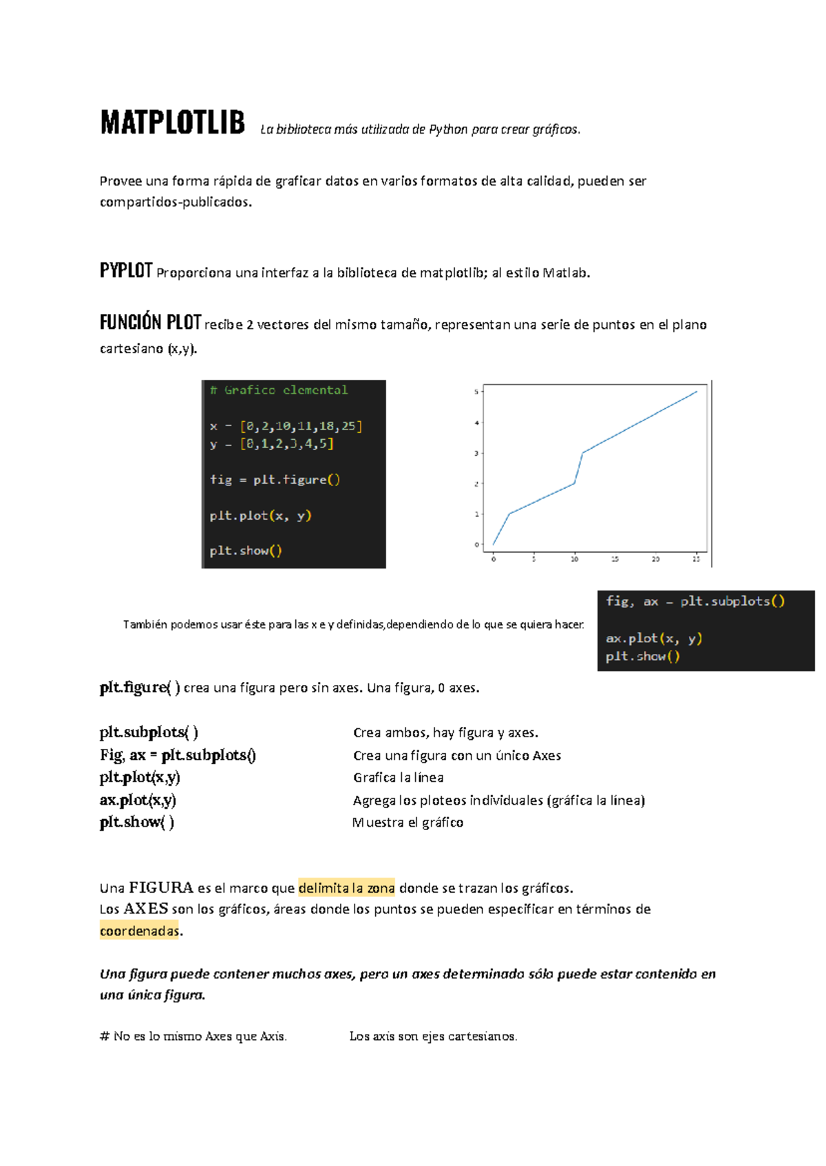 Pensamiento computacional, S9 - MATPLOTLIB La biblioteca más utilizada de Python para crear ...