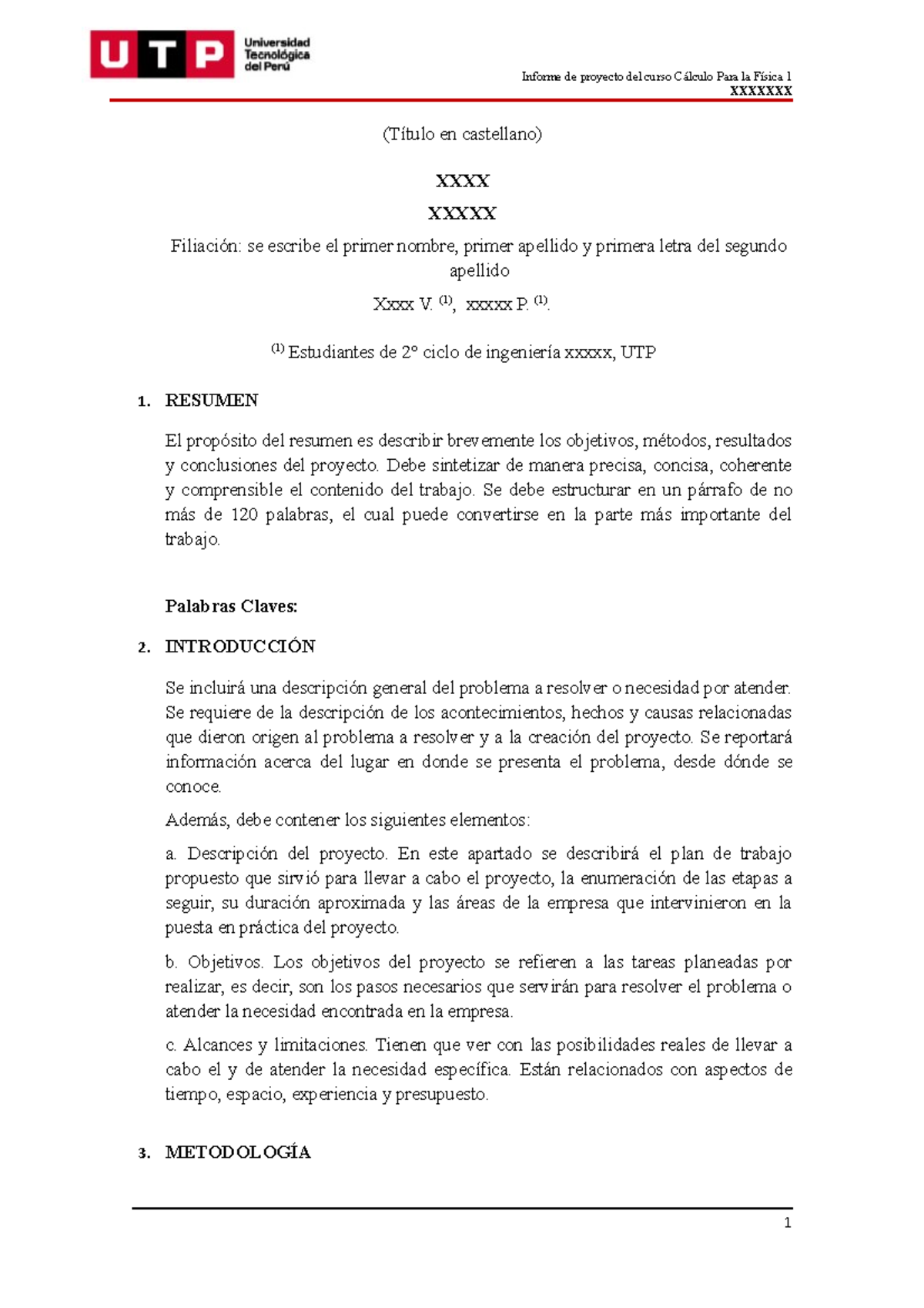 00 Modelo Proyecto caf 1 - Dibujo CAD - UTP - Studocu