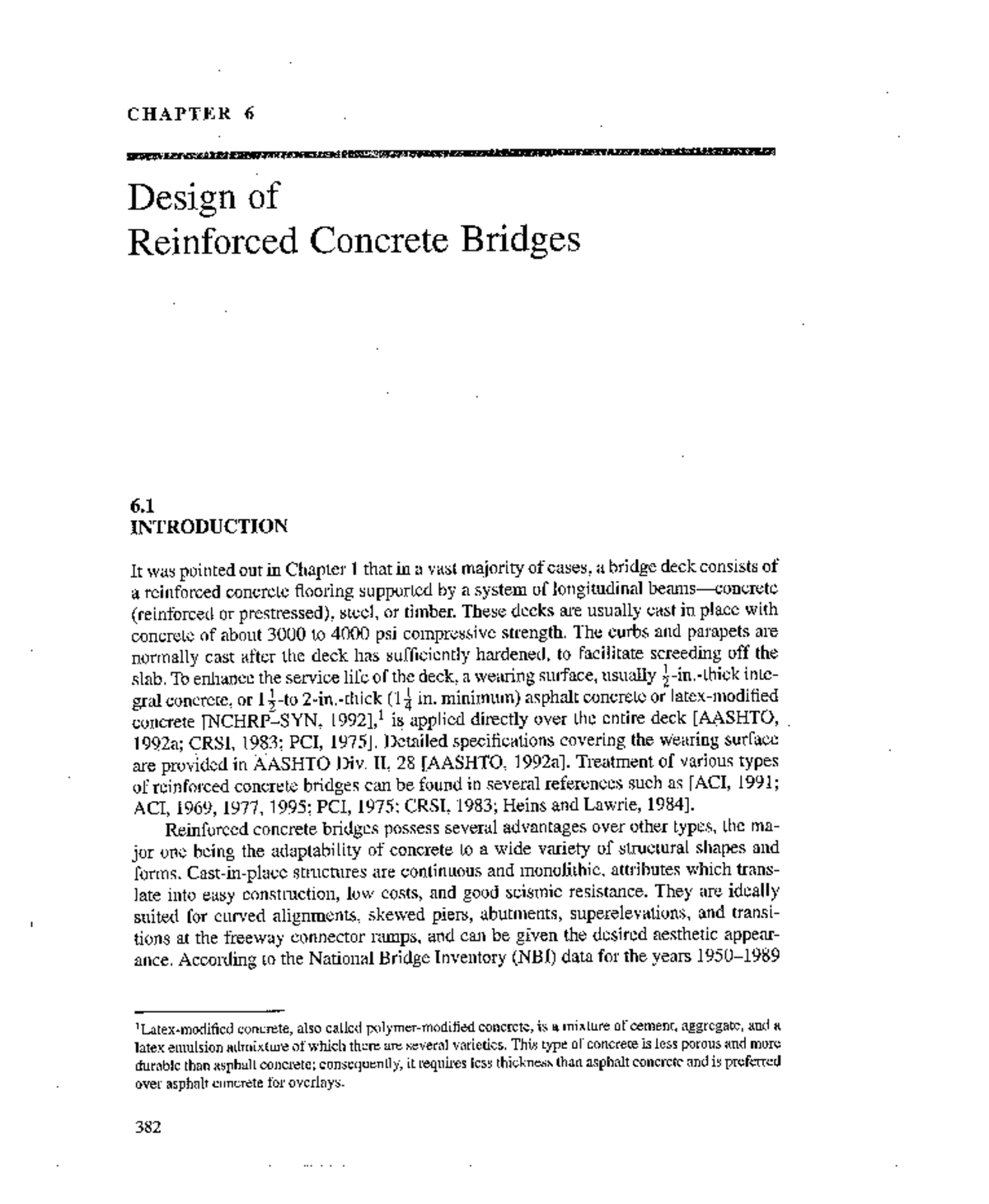 Lec 14 15 Ch. 6 Design of Reinforced Concrete Bridges-1 - CHAPTER 6 Design of Reinforced ...
