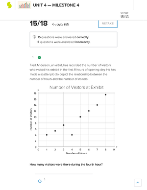 Sophia - Introduction To Statistics - UNIT 1 - Milestone 1 - 29/29 that ...