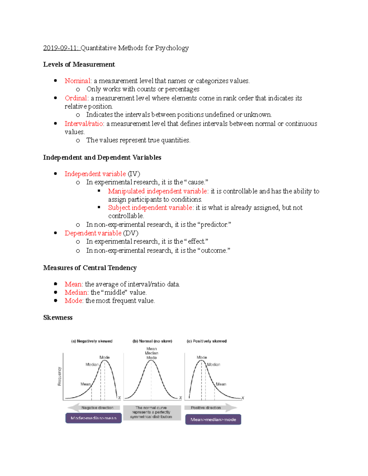 2019-09-11 Quantitative Methods for Psychology - 2019-09-11 ...