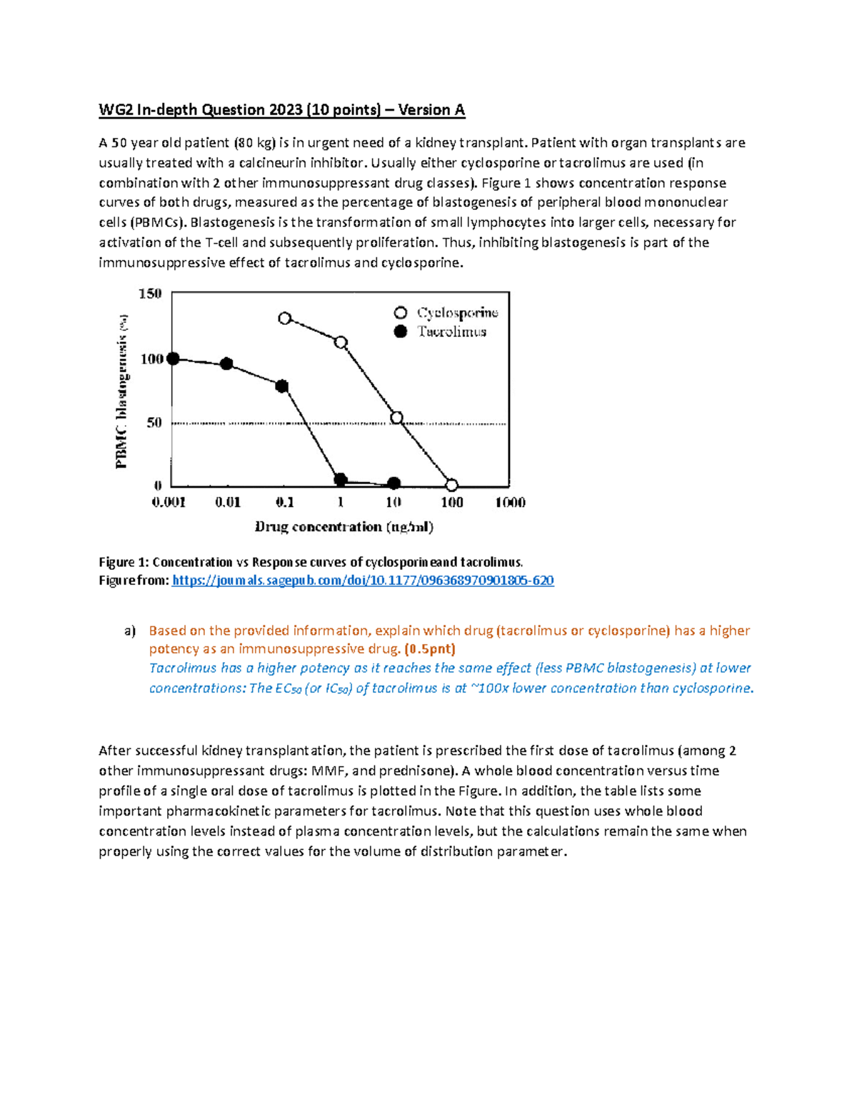 WG2 - in depth question version A + Answers - WG2 In-depth Question ...