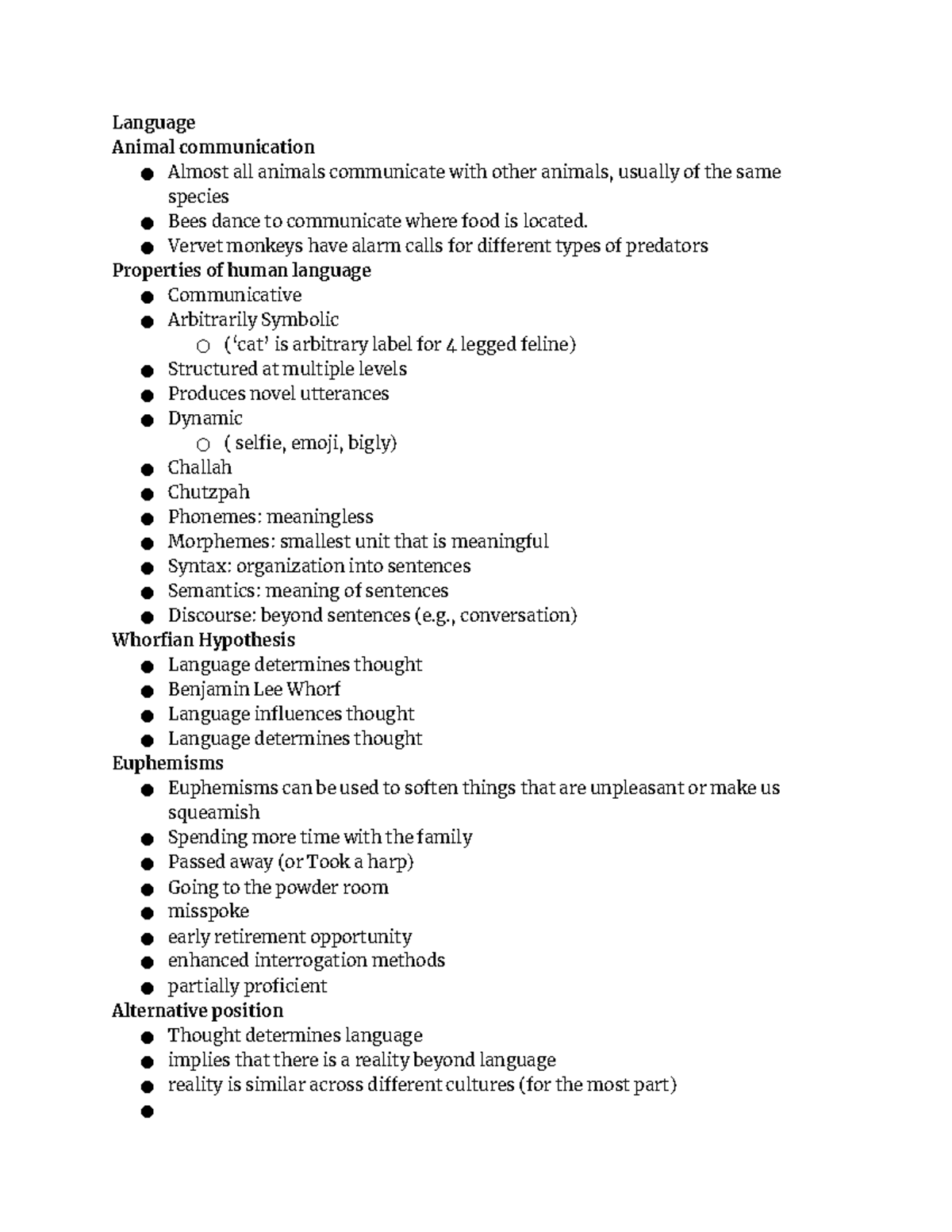 Week 11 lecture 17 - Prof Hazel - Language Animal communication Almost ...