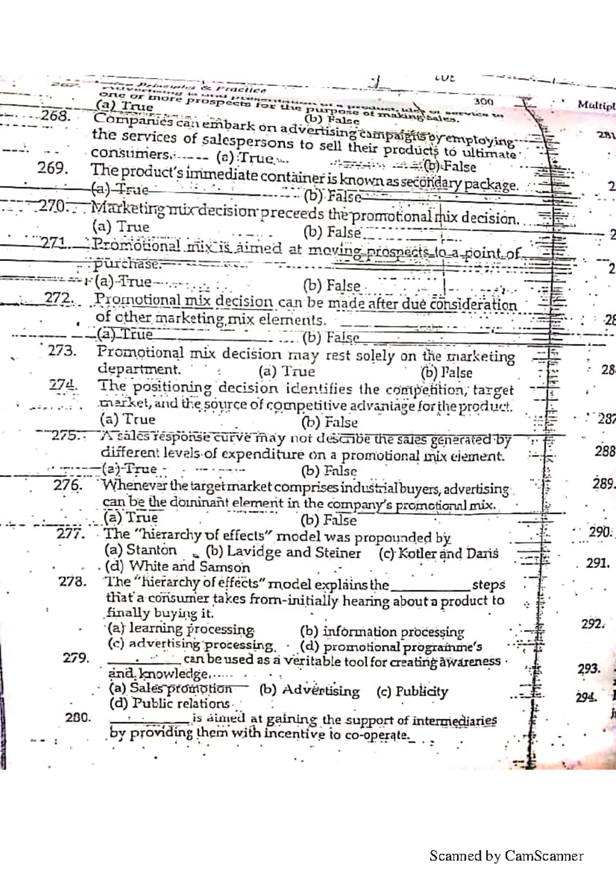 Bus 121 PQ Answers From Abdulw Tom - LUE Practice (a) one True or more ...