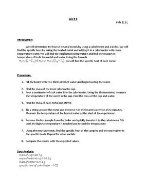 Lab-Report-7-Linear-Expansion - Lab #7 Linear Expansion PHY 132L ...