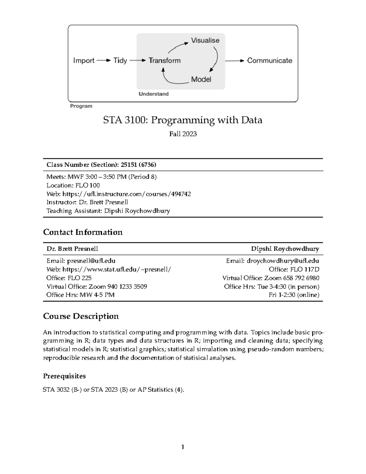 Syllabus 202308 11 Course Syllabus Sta 3100 Programming With Data Fall 2023 Class Number 6641