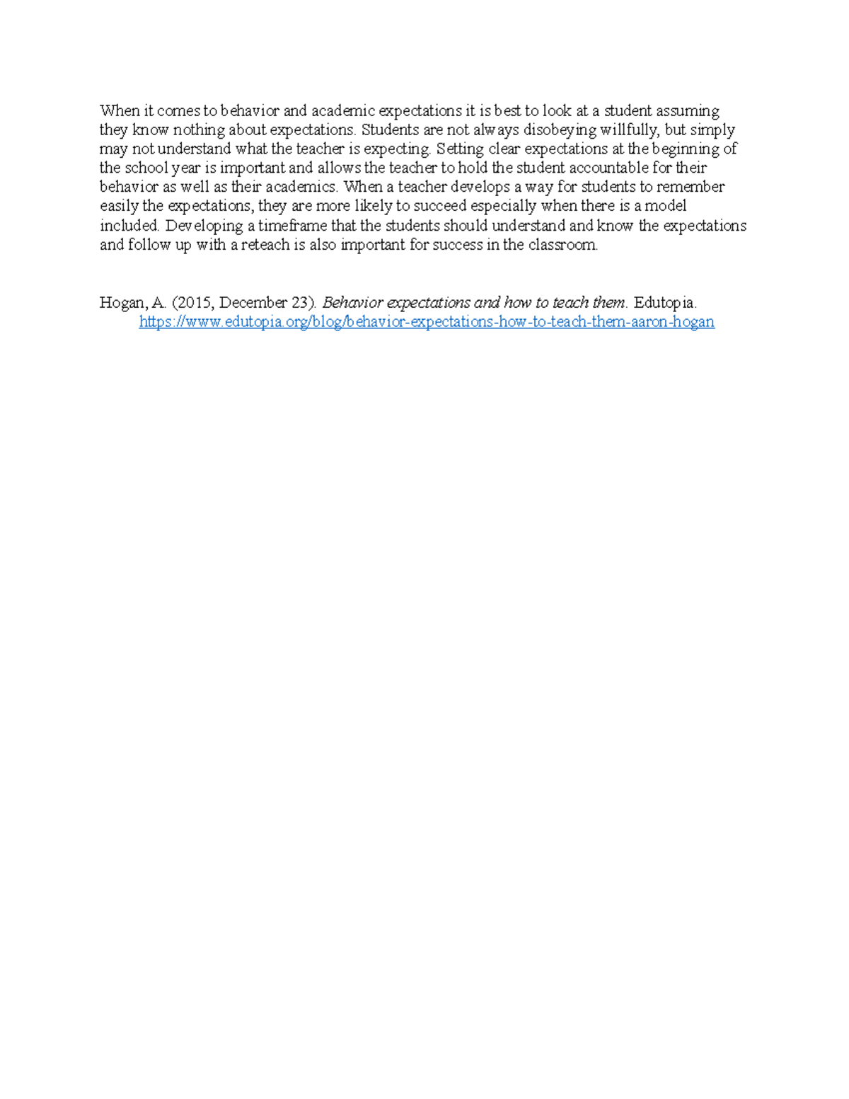 Topic 2 DQ 1 - SPD-400-O500 Creating and Managing Mild to Moderate ...