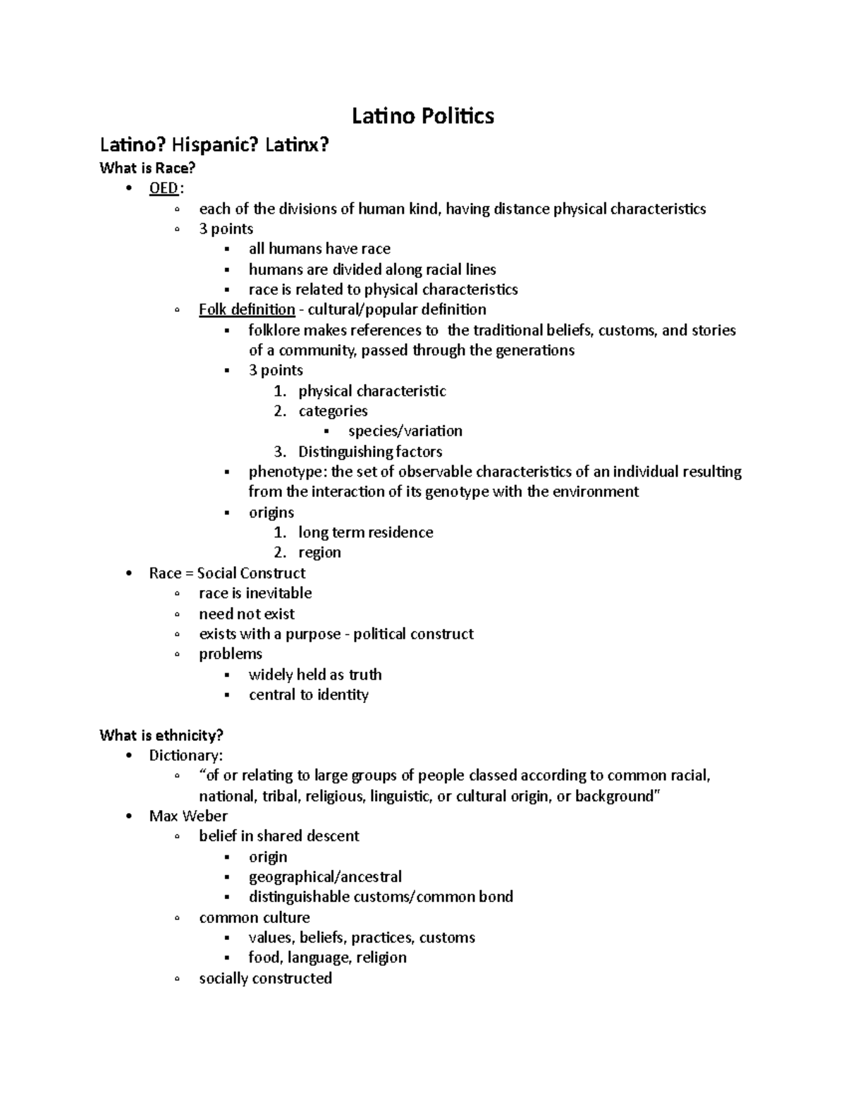 Latino Politics - Professor Ivelisse Cuevas-Molina - Latino Politics ...