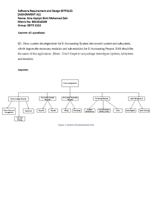 Lab 1 - Requirements Modelling Using USE CASE Diagram - SOFTWARE ...