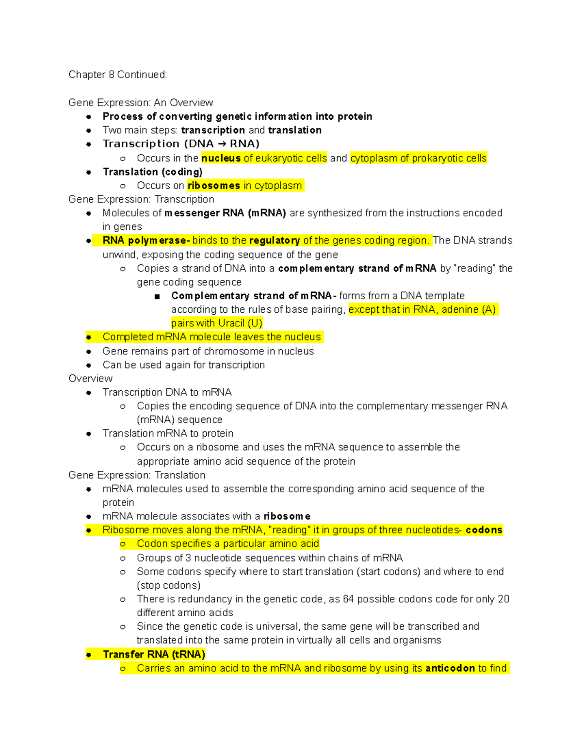 Chapter 8 Continued & Chapter 10 Mutations and Cancer - Chapter 8 ...