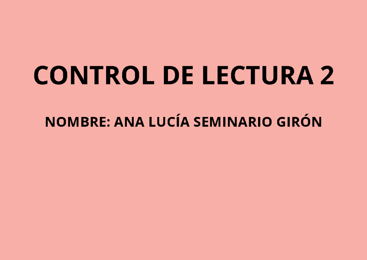Control DE Lectura 2 - Resumen Manual de psicología educacional ...