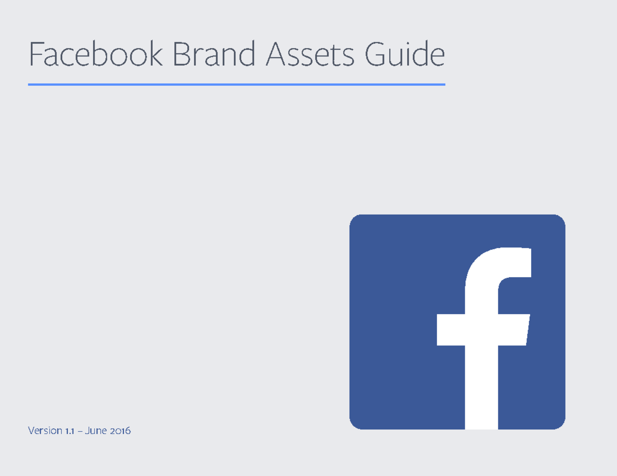 Facebook brandassetsguide - Facebook Facebook Brand Assets Guide ...