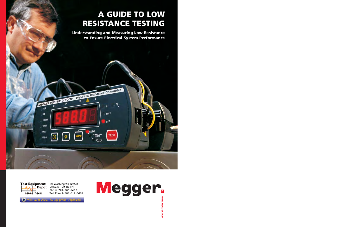 Low-resistance-testing - A GUIDE TO LOW RESISTANCE TESTING ...