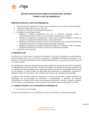 ' Trabajo- Induccion' ficha-2207514 - SERVICIO NACIONAL DE APRENDIZAJE ...