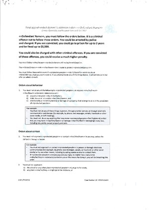 Sample Witness Statement - IN THE MATTER OF AN ARBITRATION UNDER THE ...