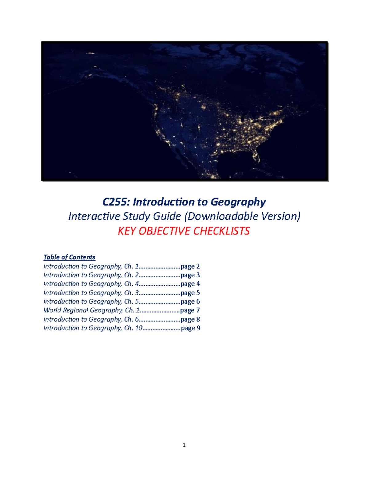 C255 Interactive Study Guide Key Objectives - C255: Introduction to ...