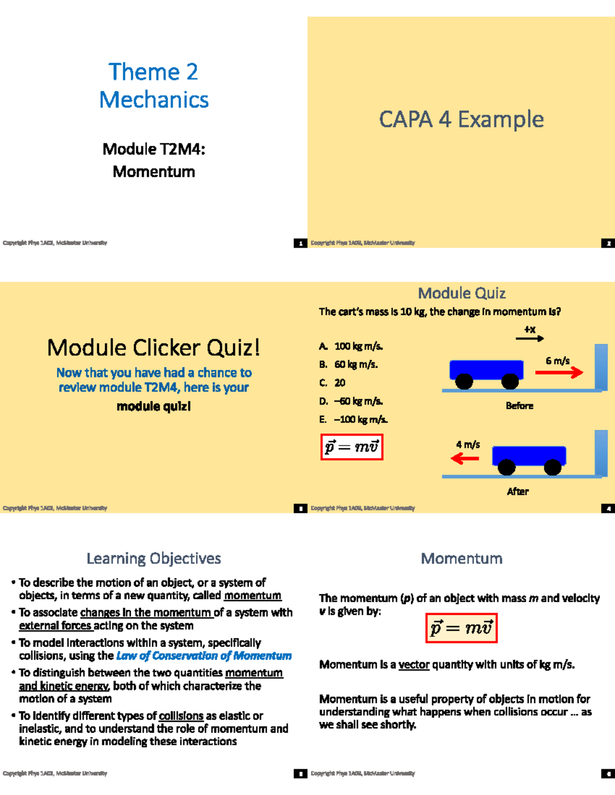 Lec 7a - help with material - PHYSICS 1A03 - Studocu