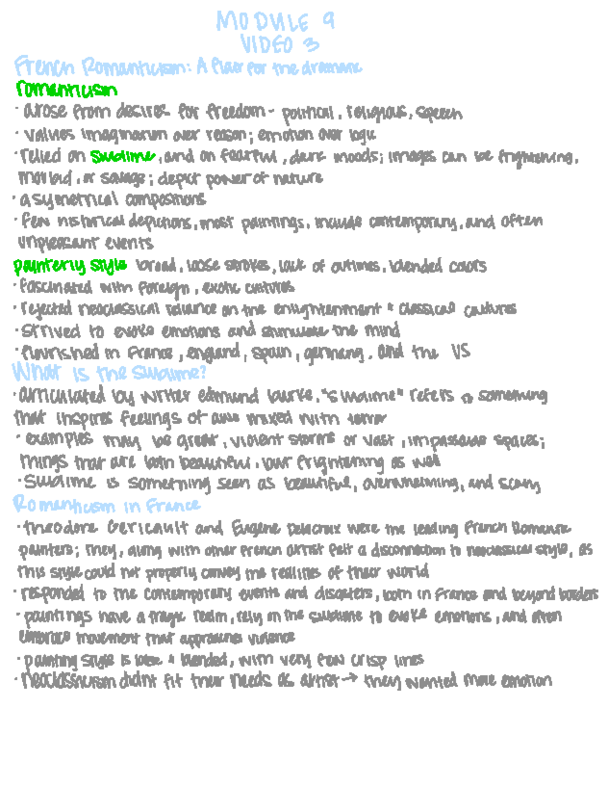 ARH 102 - Module 9 video lecture notes - MODULE 9 VIDEO ####### 3 ...