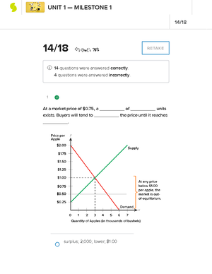 Sophia - Macroeconomics - Unit 1 Milestone 1 - ECON1001 - Studocu