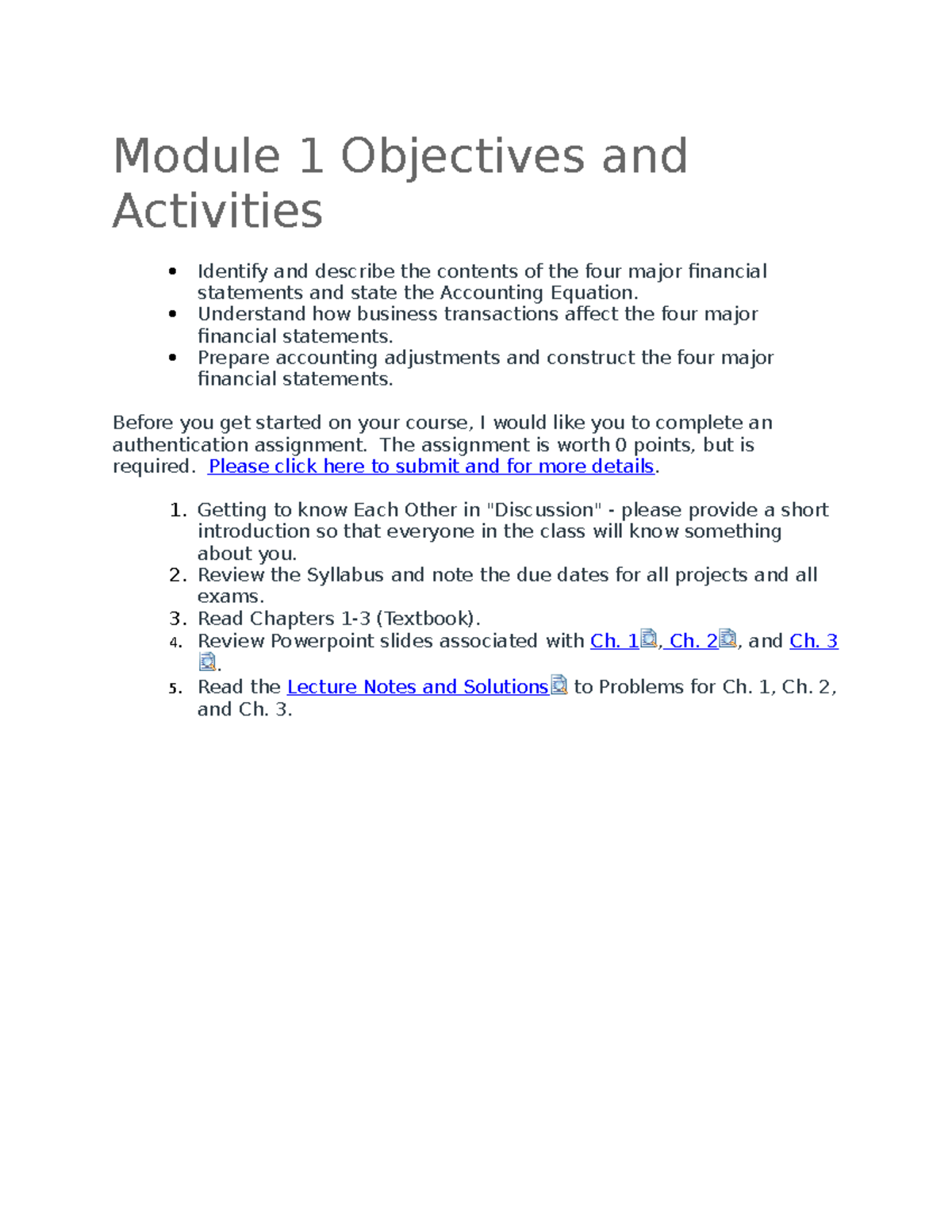 Module 1 Objectives and Activities - Understand how business ...