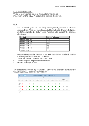 [Solved] This is an individual task based on the ordertocash process - Enterprise Resource ...