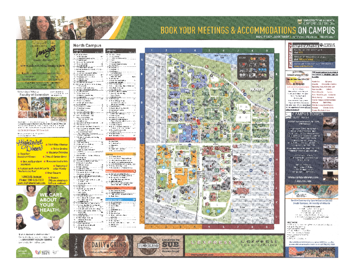 Uof A Campus map - EAS 100 - Studocu