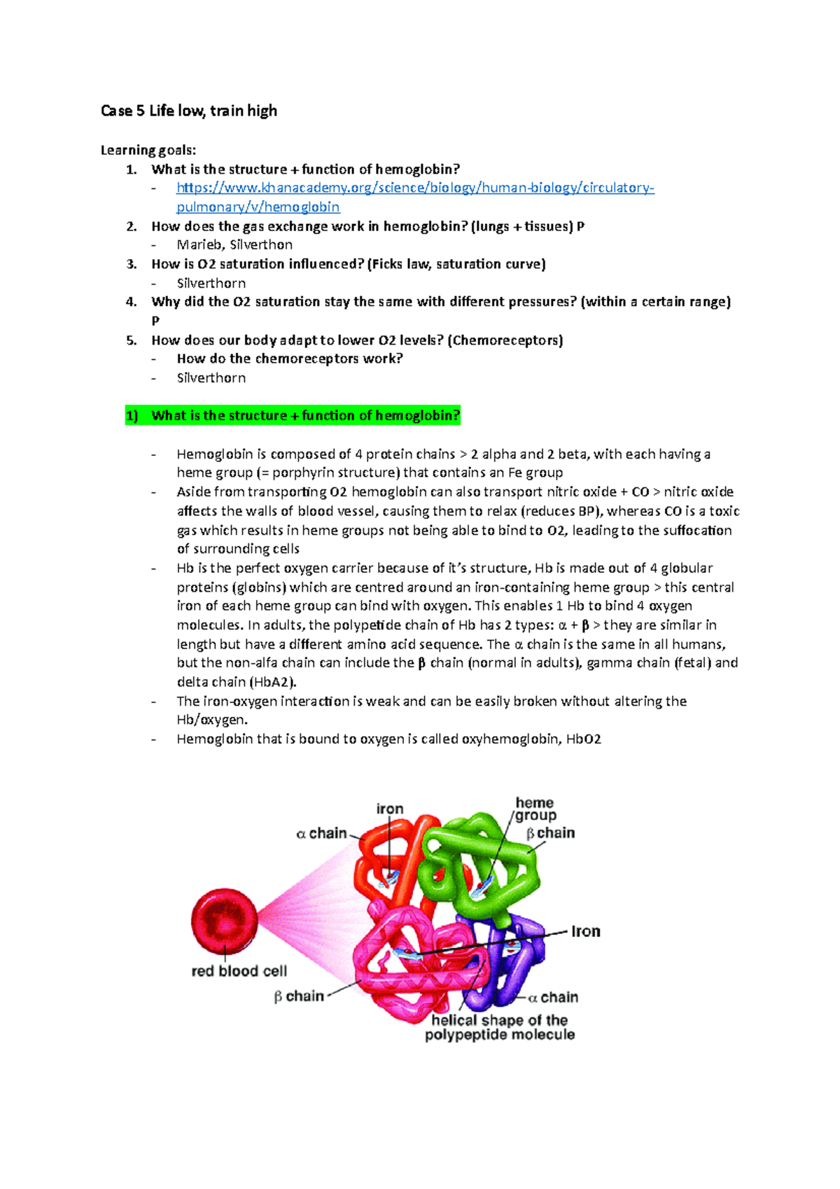 Case 5 Life low, train high - Case 5 Life low, train high Learning ...