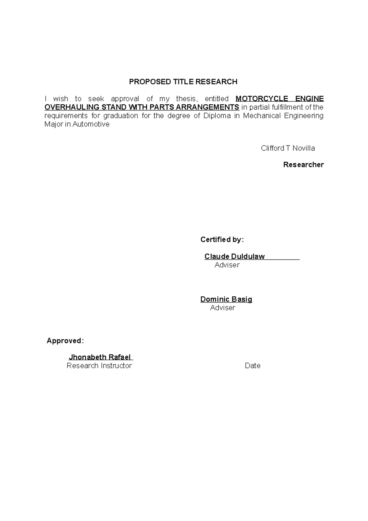 Research-proposal-2022 (Edited) - PROPOSED TITLE RESEARCH I wish to ...