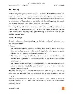 Unit-4 Association-Analysis - Data Mining and Data Warehousing Unit 4 ...