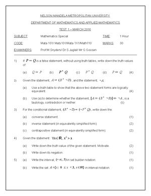 MATS101 Study Guide 2023 - Department of Mathematics and Applied ...