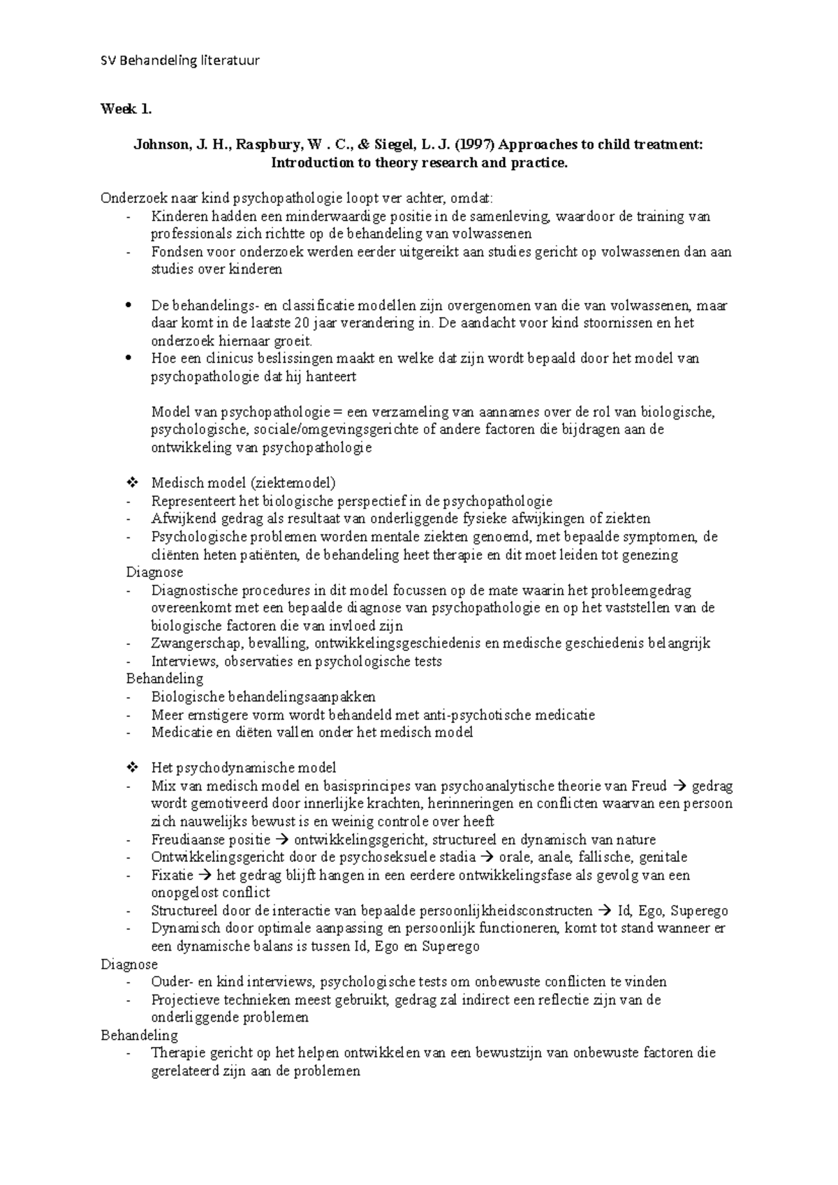 Samenvatting De Diagnostische Cyclus artikel "", alles - Week 1 ...