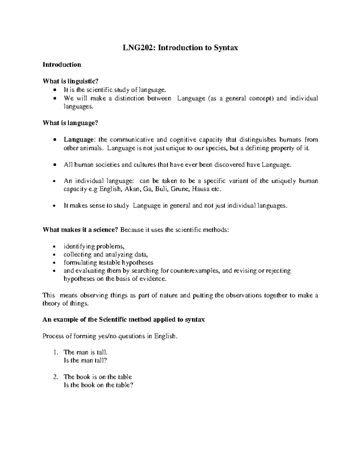LNG202 - A full slide on one part of the syntax - LNG202: Introduction ...