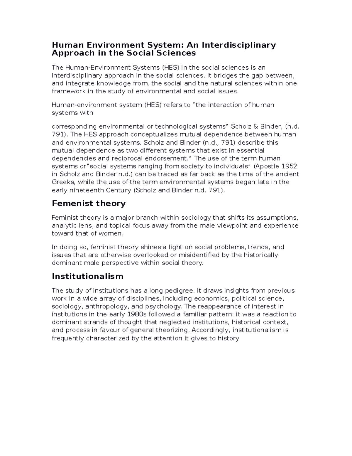 Kkhvh - Human Environment System: An Interdisciplinary Approach in the ...