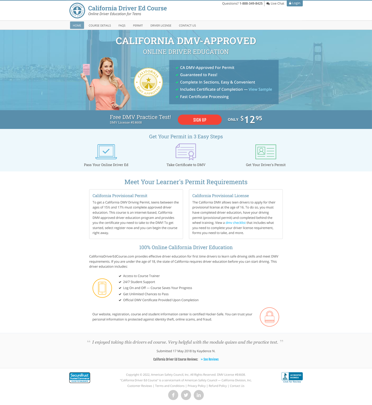 California Drivers Education Online Online CA Permit Prep California