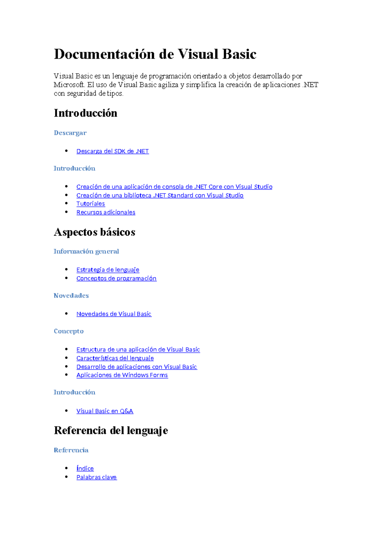 Visual basic - Documentación de Visual Basic Visual Basic es un ...