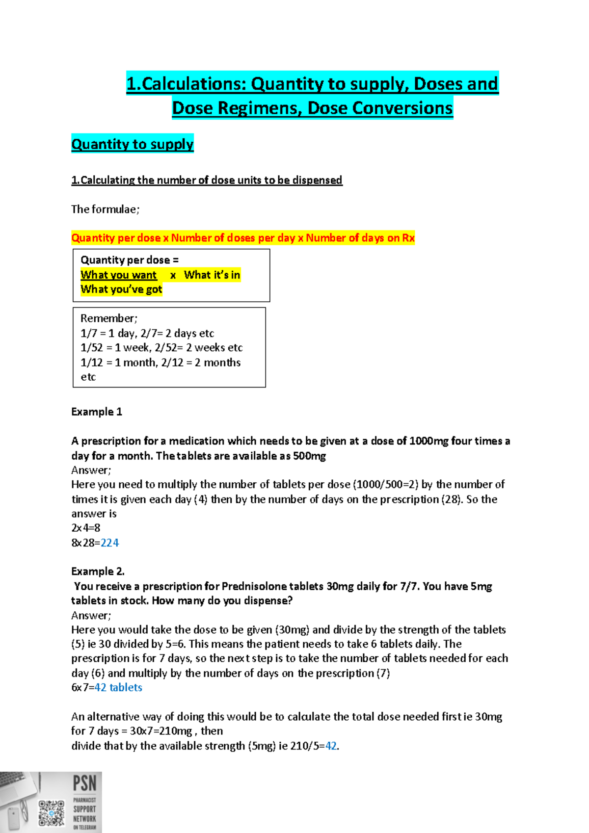 1.Calculations-Quantity-to-supply-Doses-and-Dose-Regimens-Dose ...