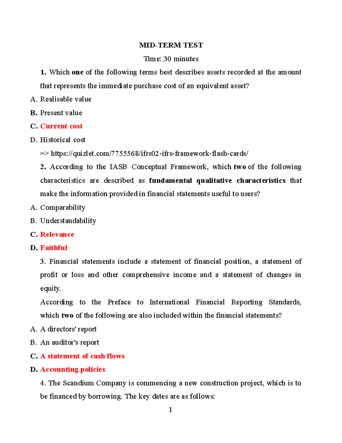 MID-TERM-TEST - MID-TERM TEST Time: 30 minutes 1. Which one of the ...