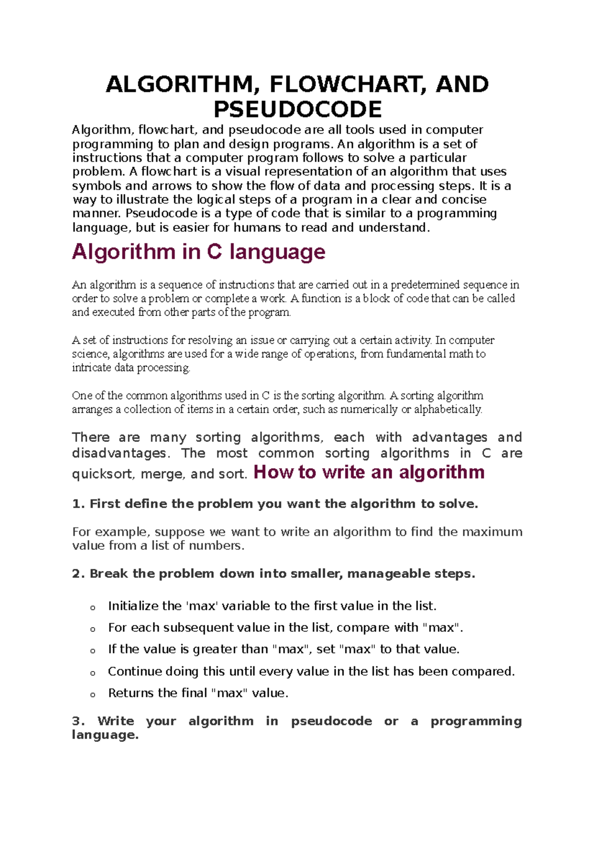 Flowchart Psuedocode Algorithm Flowchart And Pseudocode Algorithm Flowchart And
