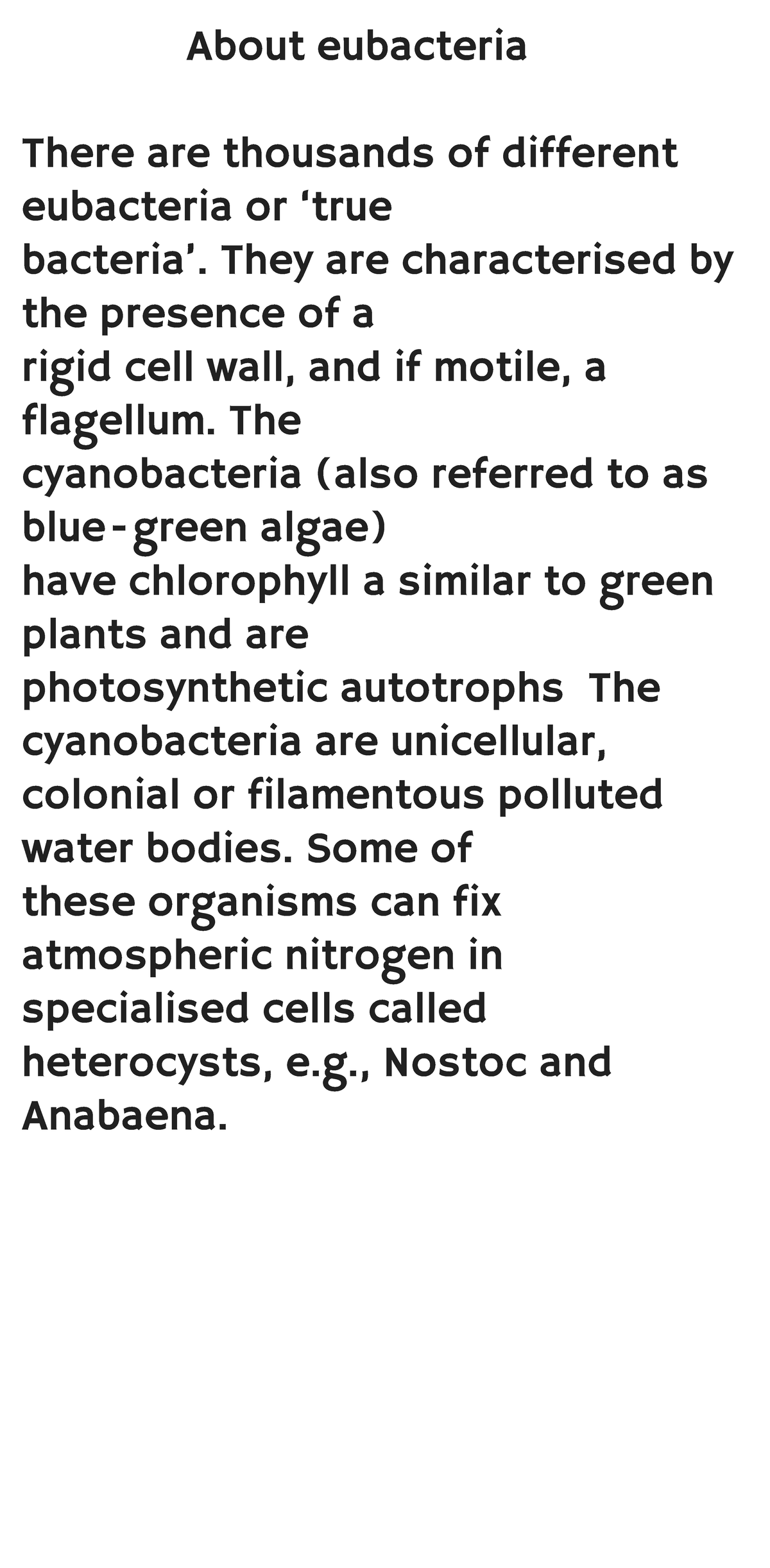 About eubacteria - About eubacteria There are thousands of different eubacteria or 8true ...