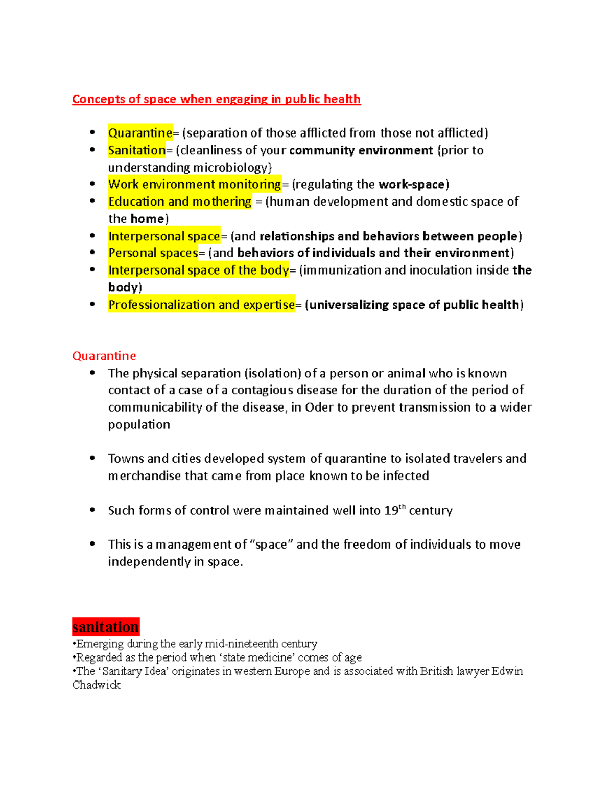 public health statistic leacture note for exam - HPER C591 - Indiana ...